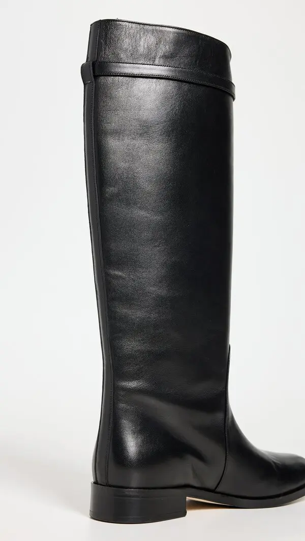 Staud Harlow Riding Boots - Black