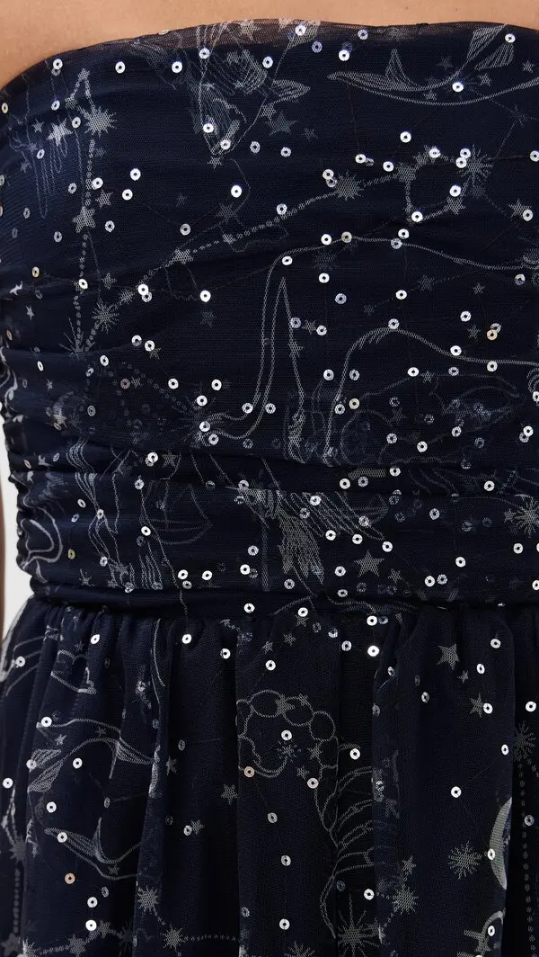 Staud Bettina Sequin-Embellished Maxi Dress In Zodiac Constellation - 70%  Off | Editorialist