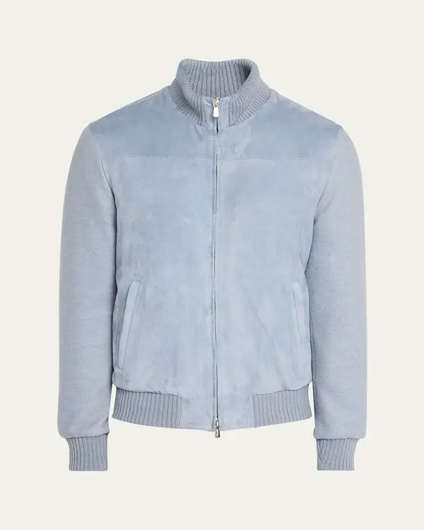 MANDELLI Suede And Cashmere Blouson