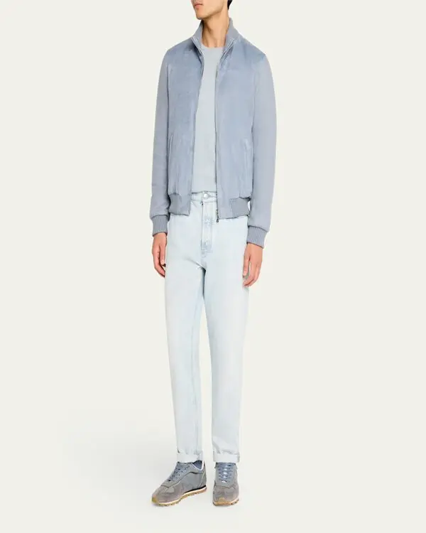 MANDELLI Suede And Cashmere Blouson