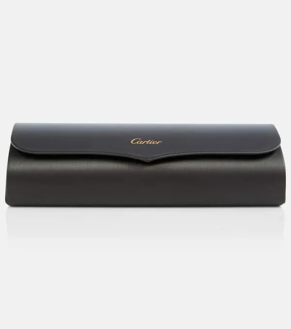 Cartier Panthere De Rectangular Sunglasses - Gold