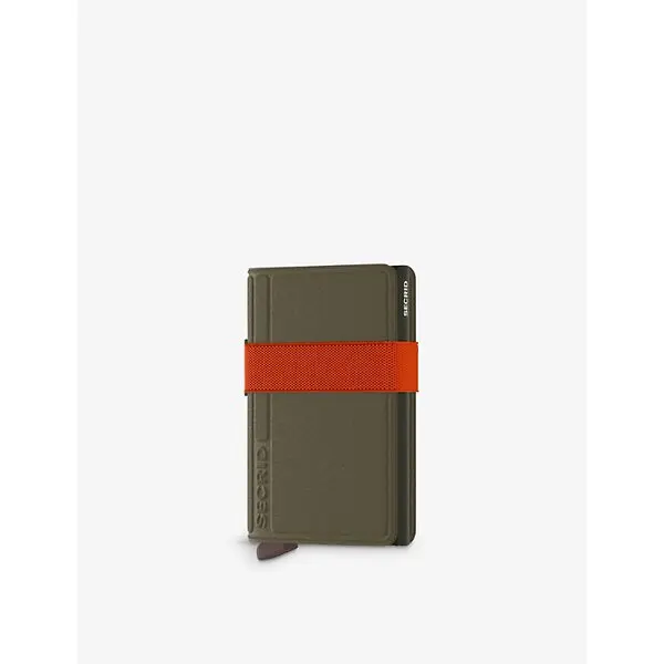 SECRID Bandwallet Logo-embossed Aluminium Wallet - Green-orange
