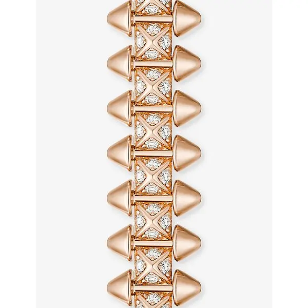 Cartier Clash De 18ct Diamond Bracelet - Rose Gold