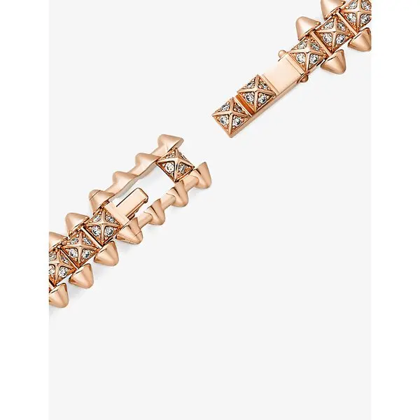Cartier Clash De 18ct Diamond Bracelet - Rose Gold