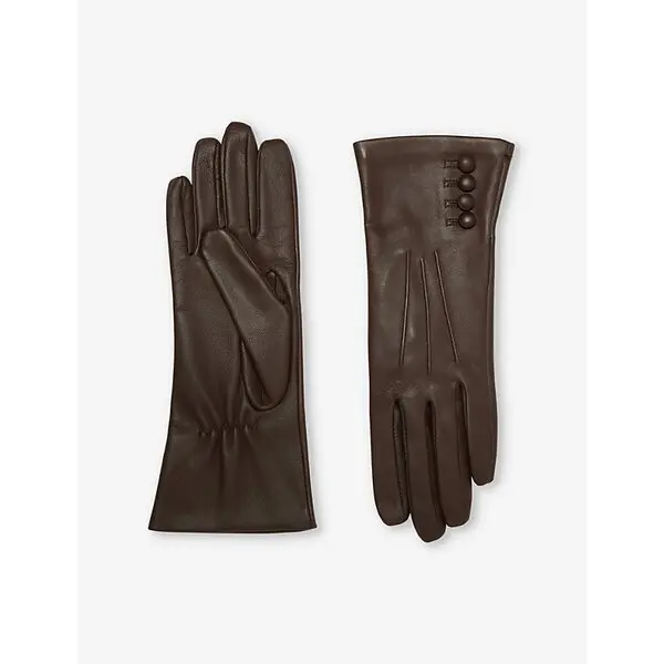 DENTS Natalie Leather Gloves - Mocca