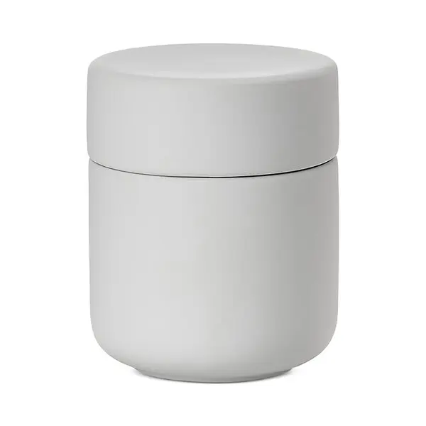 ZONE DENMARK Jar With Lid - Soft Gray