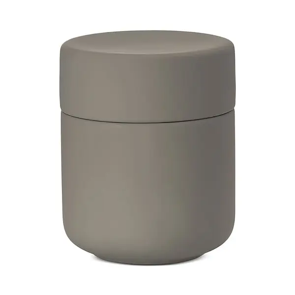 ZONE DENMARK Jar With Lid - Taupe