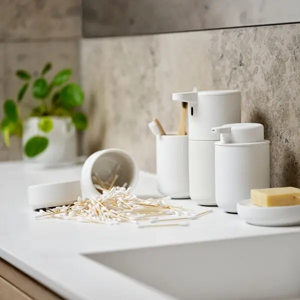 ZONE DENMARK Jar With Lid - White