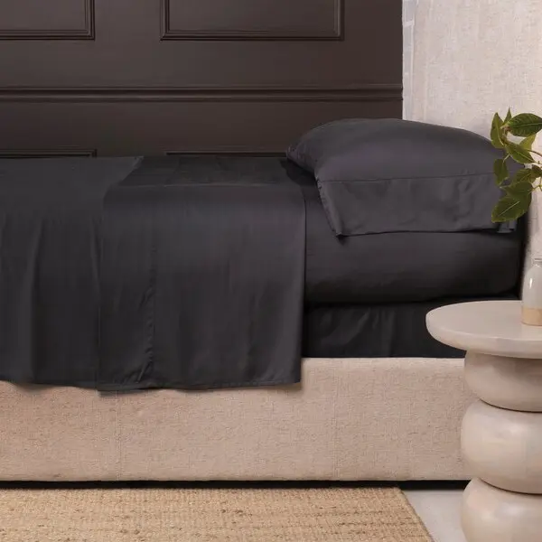 POM POM AT HOME Sateen King Pillowcase Set - Midnight