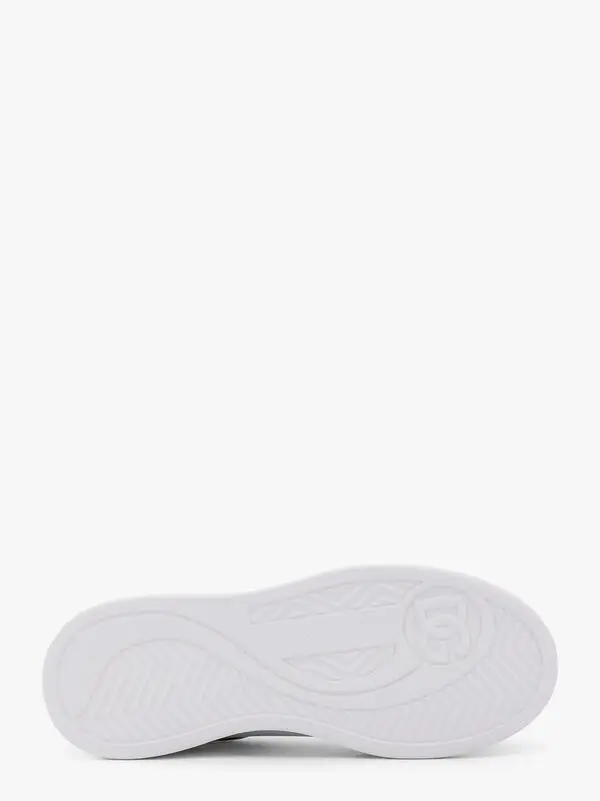 Dolce & Gabbana New Roma Sneakers With Crocodile Detail - White