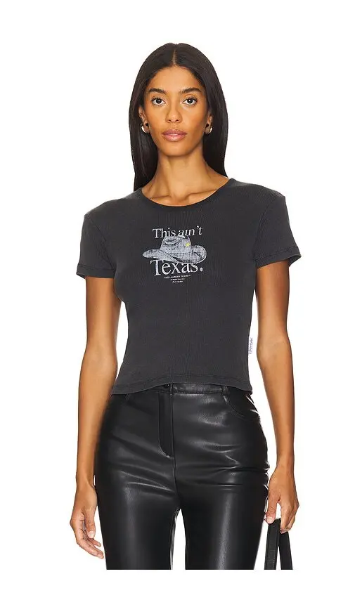 THE LAUNDRY ROOM Graphic Ribbed T-shirt