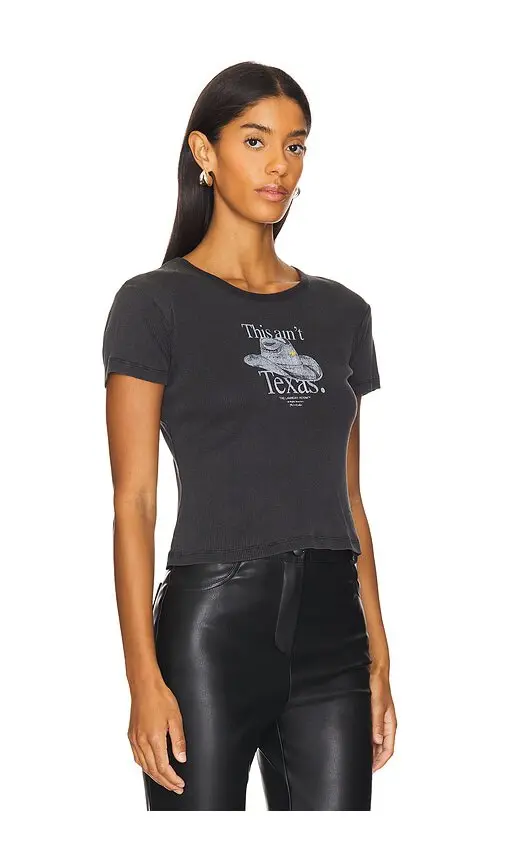 THE LAUNDRY ROOM Graphic Ribbed T-shirt