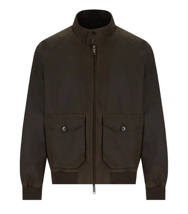 BARACUTA G9 Waxed Bomber Jacket