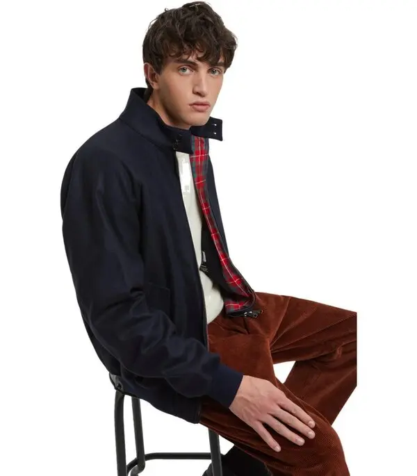 BARACUTA Melton 69 Deep Bomber Jacket