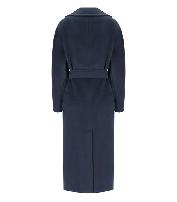 Max Mara Tempera Belted Coat - Blue | Editorialist