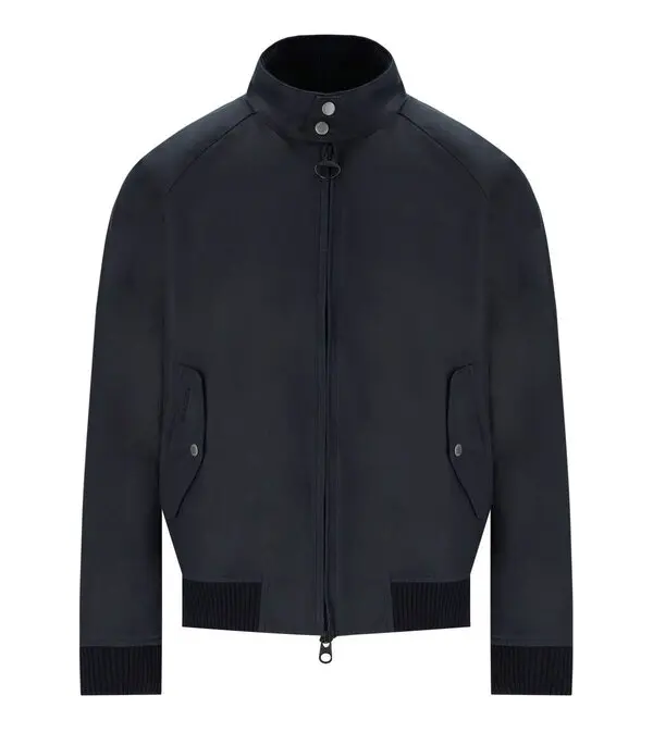 Baracuta Barbour X Porton Wax Navy Jacket In Blue - 10% Off