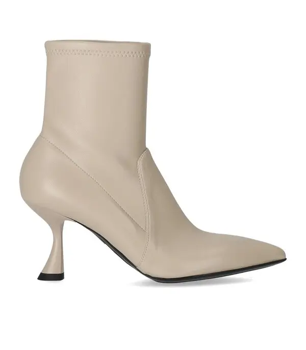 SERGIO LEVANTESI Junny Heeled Ankle Boots - White