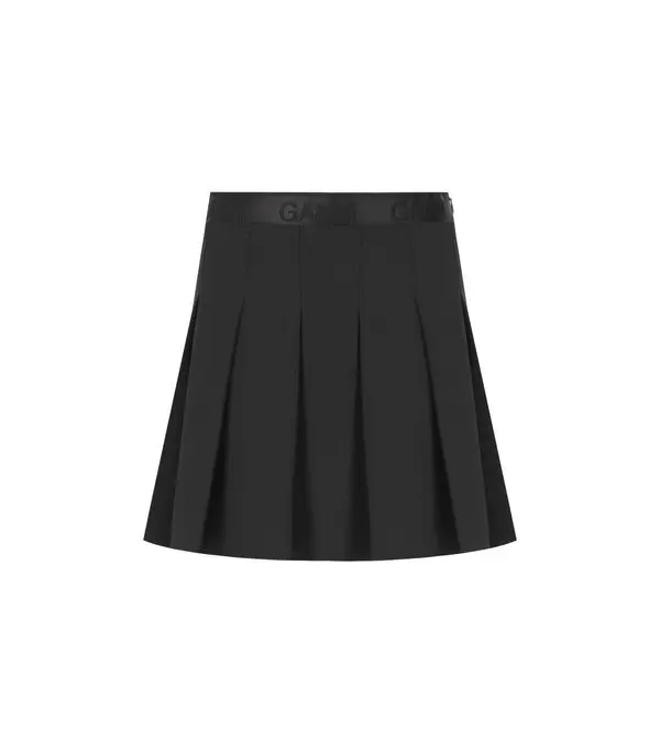 GANNI Pleated Mini Skirt