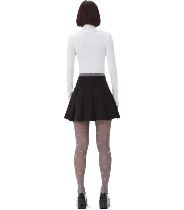 GANNI Pleated Mini Skirt
