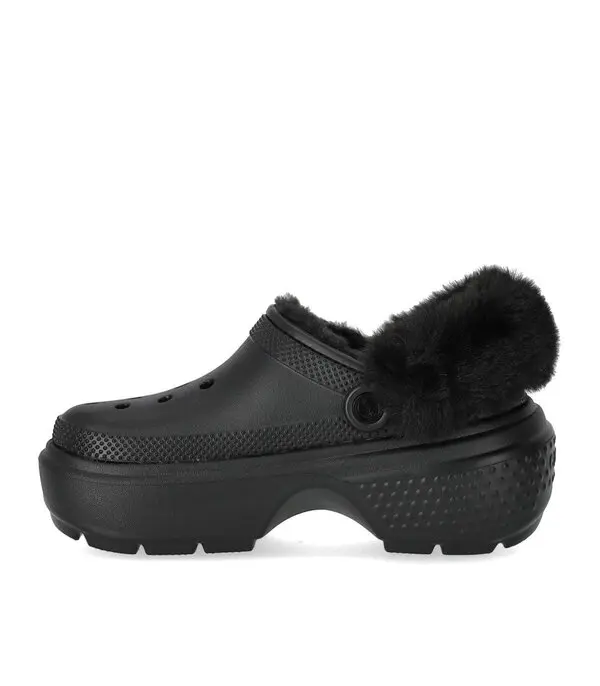 CROCS Lined Stomp Clog - Black