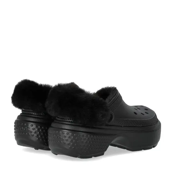 CROCS Lined Stomp Clog - Black