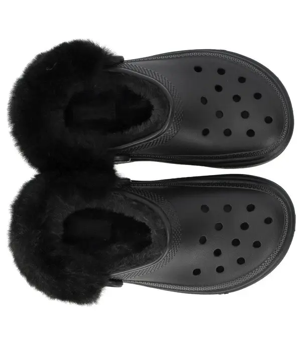 CROCS Lined Stomp Clog - Black