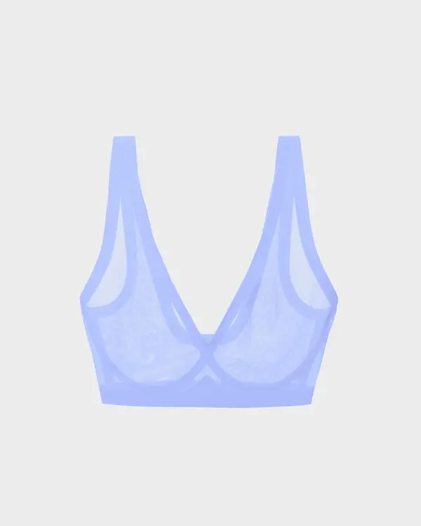 EBY Mesh Bralette, Seamless - Jacaranda