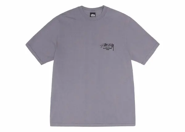 StÜssy Beat Sounds Pigment Dyed Tee Shirt - Shark