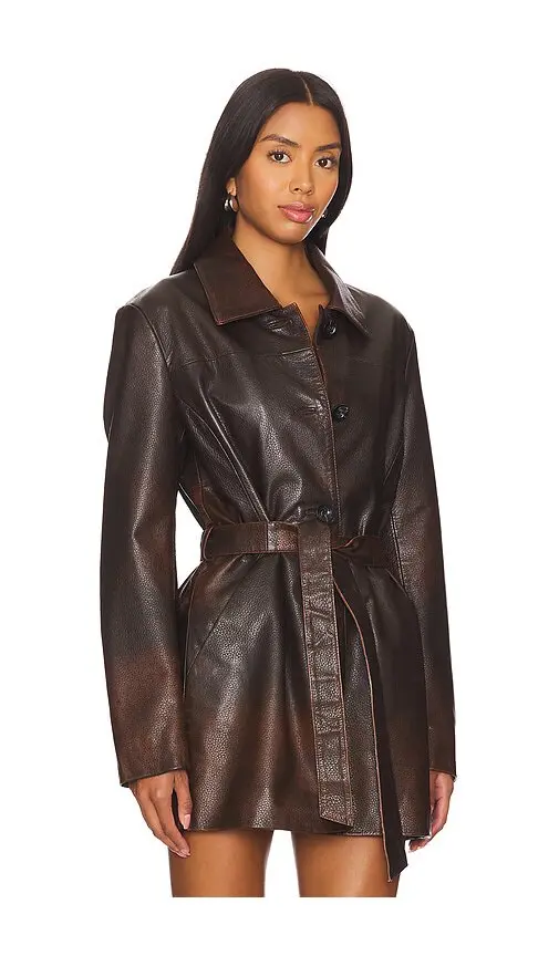 LAMARQUE Marlowe Leather Coat