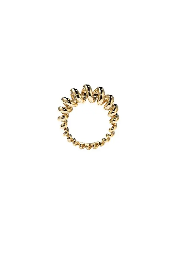 BOOCHIER Jumbo Slinkee Ring In Metallic Gold - Yellow Gold