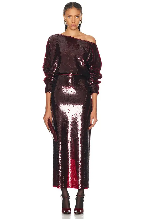 SEV Sequin Midi Dress