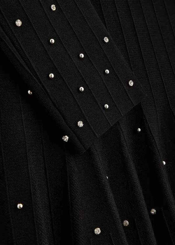 Simkhai Embellished Stretch-knit Mini Dress