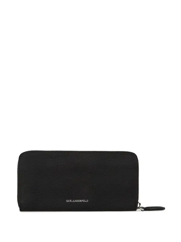 Karl Lagerfeld Ikon Continental Wallet - Black