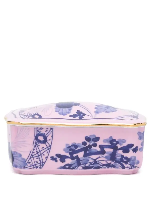 GINORI 1735 Azalea Trinket Box - Pink