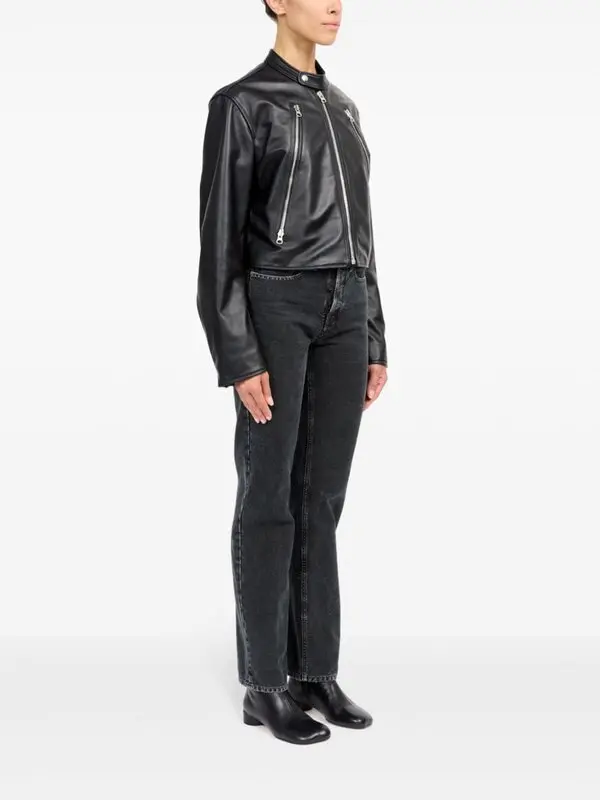 MAISON MARGIELA Leather Biker Jacket