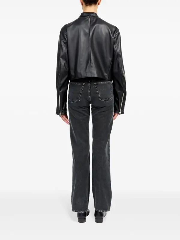 MAISON MARGIELA Leather Biker Jacket