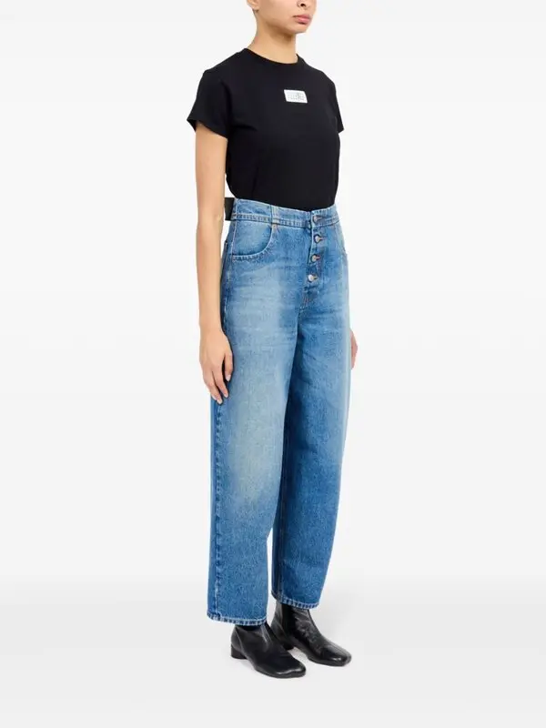 MAISON MARGIELA High-waist Straight Leg Jeans - Blue