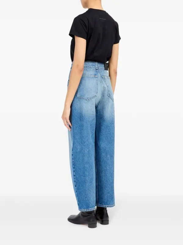 MAISON MARGIELA High-waist Straight Leg Jeans - Blue
