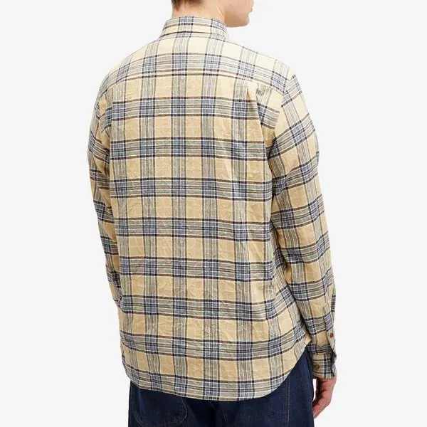 You Must Create Curtis Check Shirt - Beige Multi