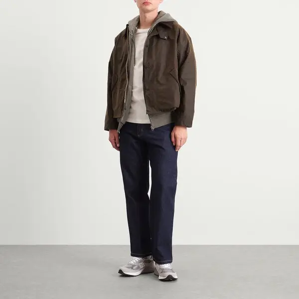 Barbour Os Transport Wax Jacket - Olive