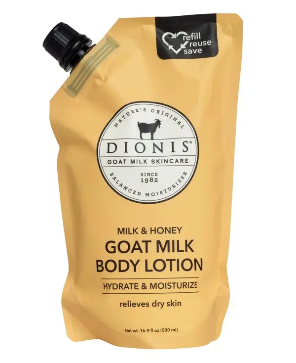DIONIS GOAT MILK SKINCARE Milk Honey Goat Milk Body Lotion Refill Pouch 16.9 Fl Oz - No Color