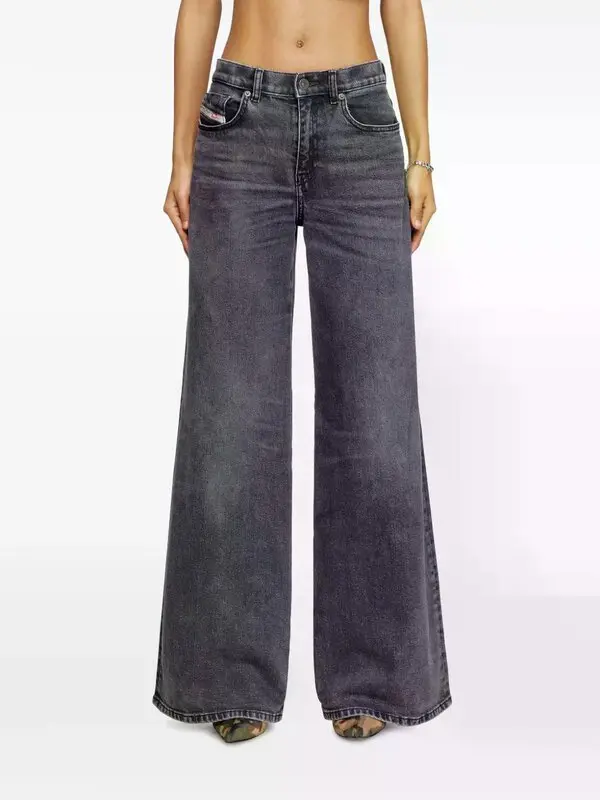 DIESEL® D-akemi Wide-leg Jeans