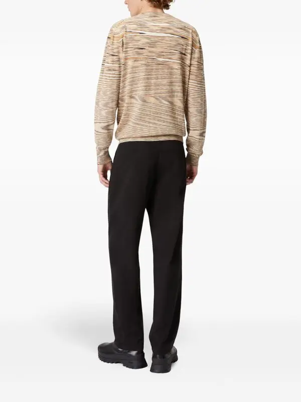 Missoni Slub Crew-neck Jumper - Brown