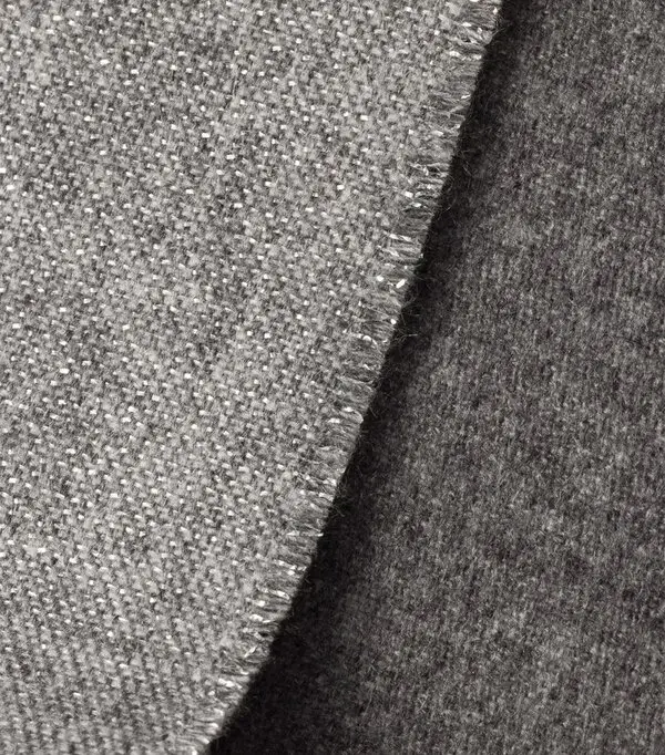 Prada Silk-cashmere Jacquard Scarf - Metallic