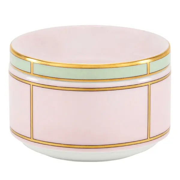 GINORI 1735 Colonna Diva Sugar Bowl With Cover - Rosa