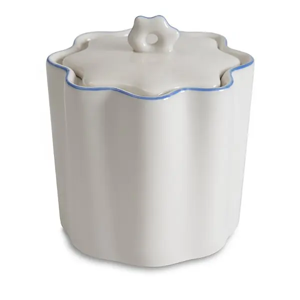 KASSATEX Le Marais Cotton Jar - White/ Blue