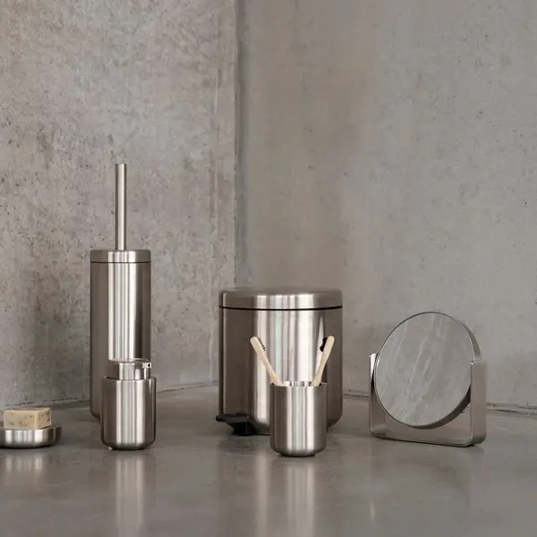 ZONE DENMARK Toothbrush Mug - Stainless
