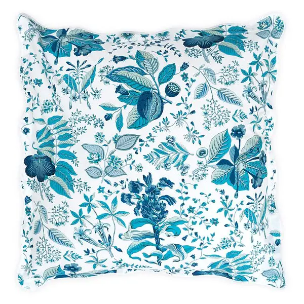 MATOUK Pomegranate Oversized Euro Sham - Prussian Blue