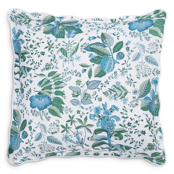 MATOUK Pomegranate Oversized Euro Sham - Sea
