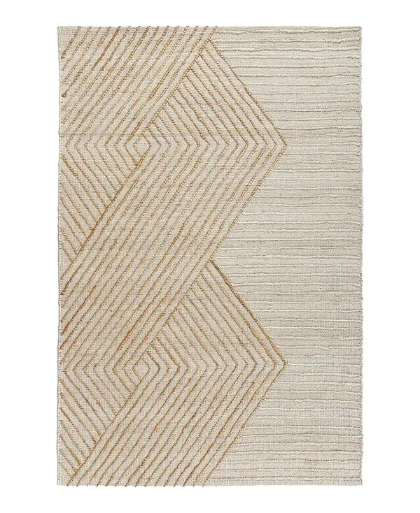 LR HOME Naella Mes-568 Area Rug, 5' X 7'9 - Bleached/